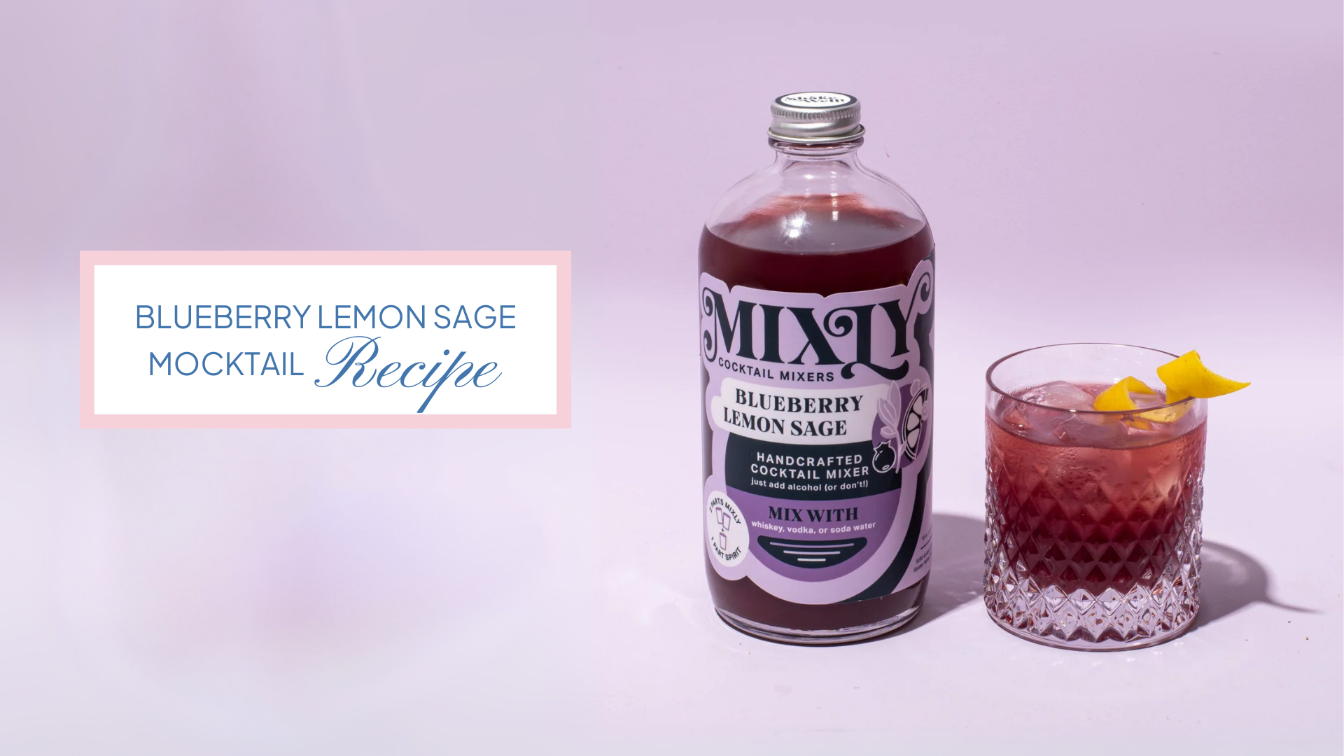 Blueberry Lemon Sage Gin Mocktail Recipe - Mocktail Fantasia | Sip & Celebrate Blog
