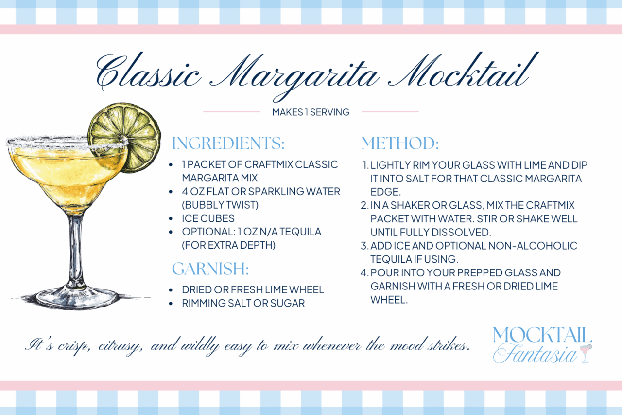 Classic Margarita Mocktail Reimagined - Mocktail Fantasia | Sip ...
